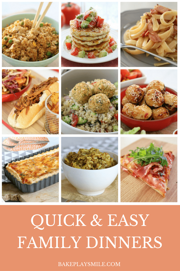 Quick And Easy Family Dinners midweek Wonders Bake Play Smile Quick And Easy Family Dinners midweek Wonders Bake Play Smile
