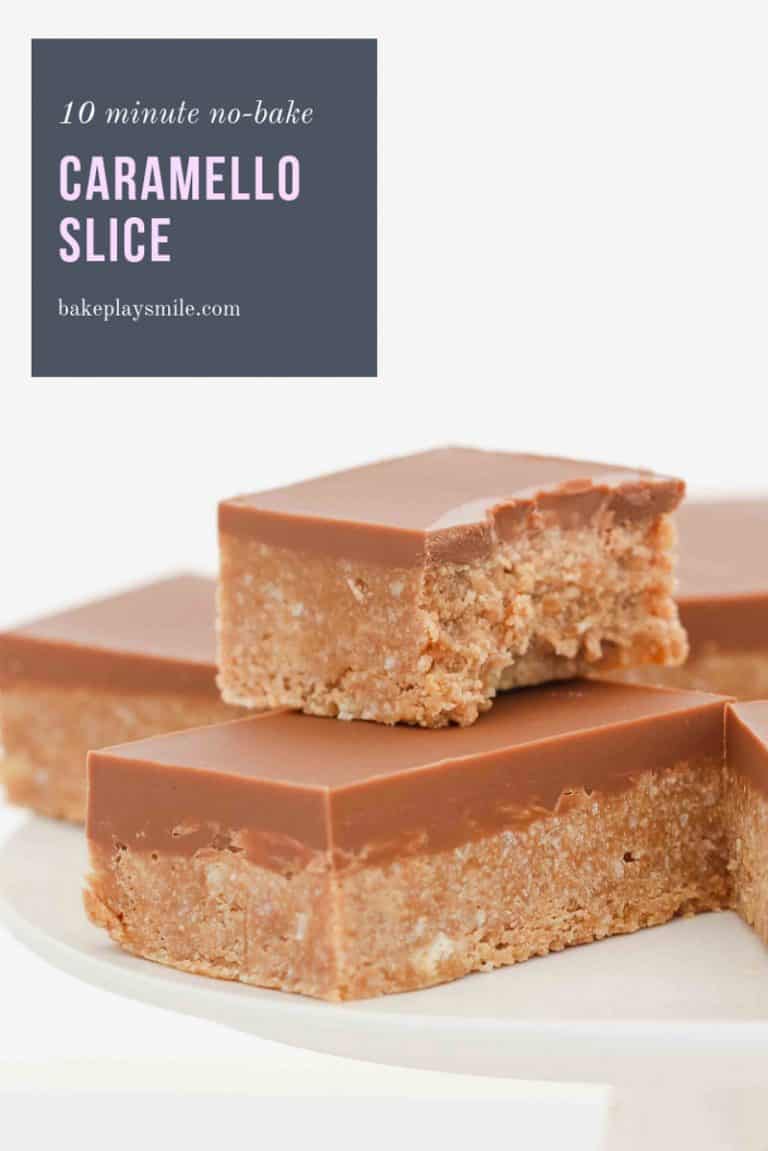 Caramello Slice | 10 Minute No-Bake Recipe - Bake Play Smile