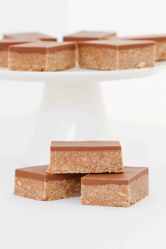 Caramello Slice | 10 Minute No-Bake Recipe - Bake Play Smile