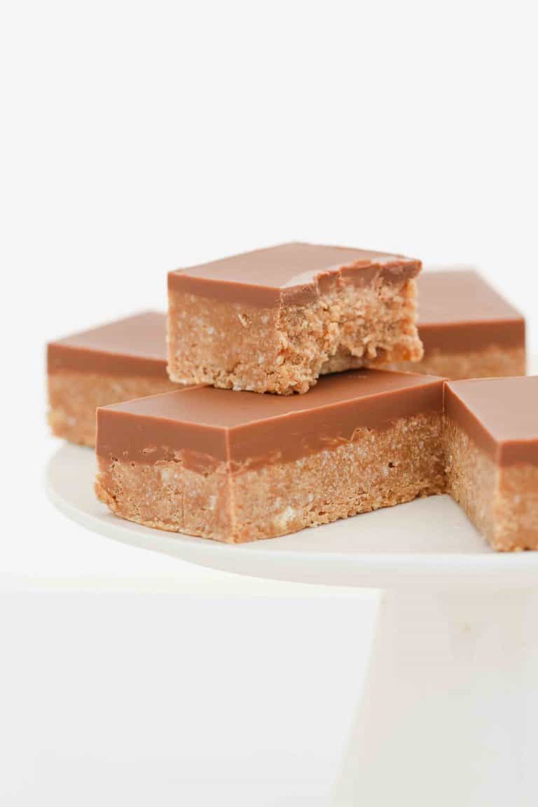 Caramello Slice | 10 Minute No-Bake Recipe - Bake Play Smile