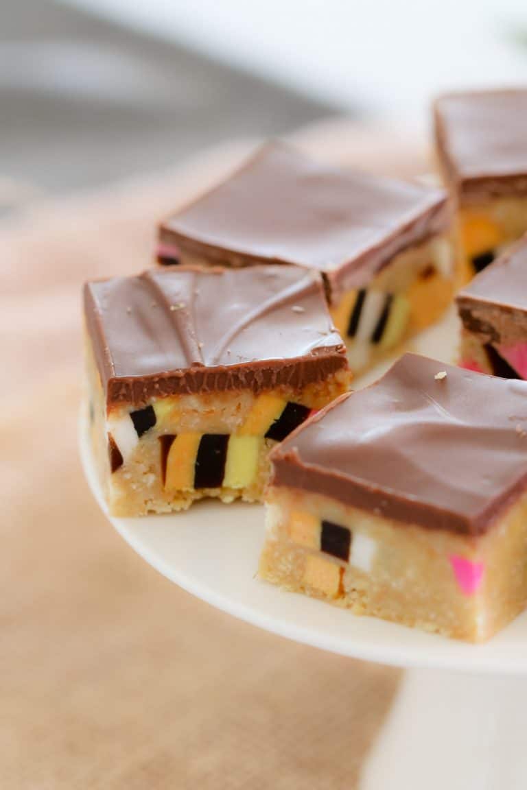 Licorice Allsort Slice | No-Bake - Bake Play Smile