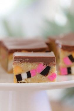 Licorice Allsort Slice | No-Bake - Bake Play Smile
