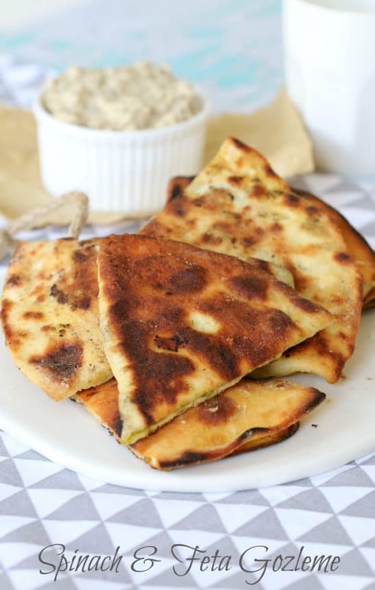 Spinach & Feta Gozleme | Easy & Cheesy Recipe - Bake Play Smile
