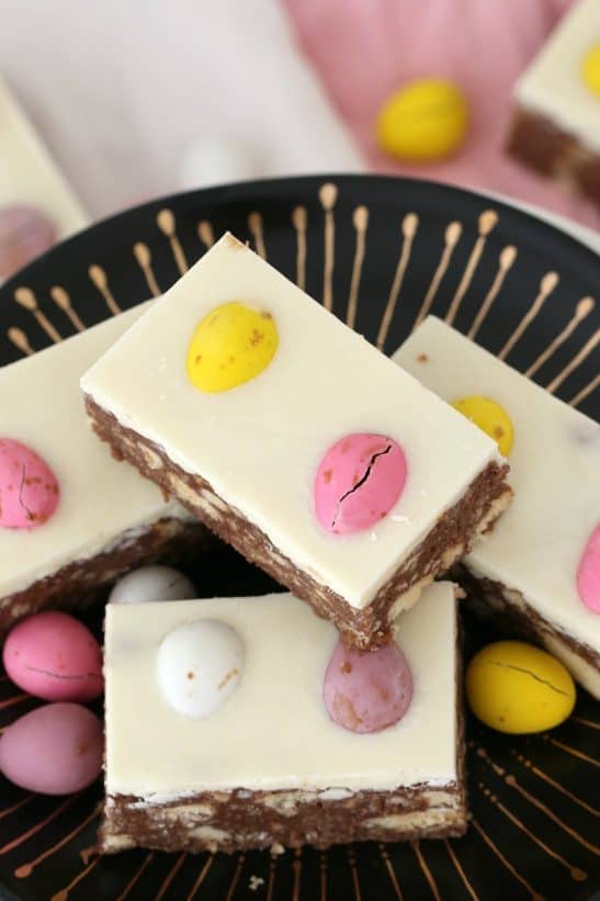 Chocolate Hedgehog Easter Slice - Bake Play Smile
