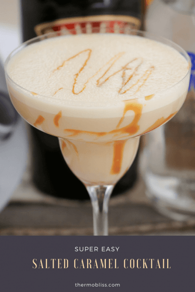Boozy Salted Caramel Cocktail - Bake Play Smile