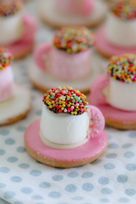 Tic Toc Tea Cup Biscuits | Kids Party Food Recipe - Bake Play Smile