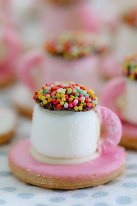 Tic Toc Tea Cup Biscuits | Kids Party Food Recipe - Bake Play Smile
