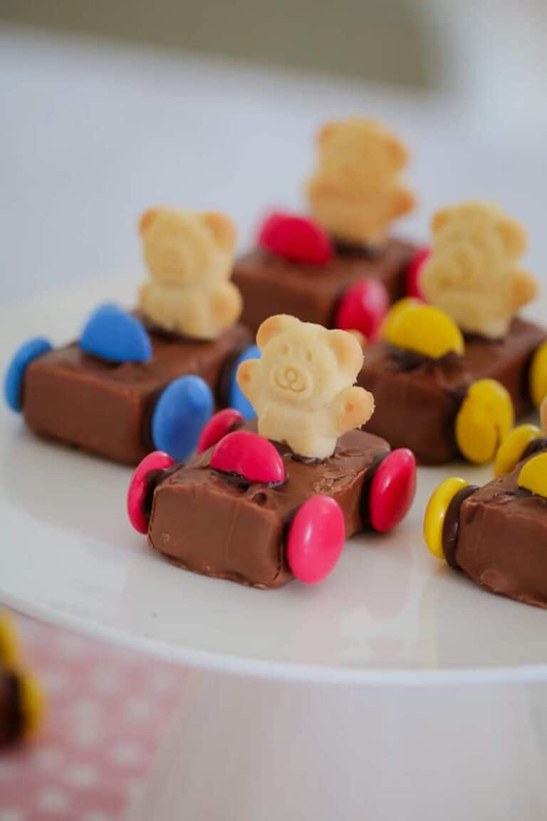 Tiny Teddy Racing Cars | Easy Kids Party Food Recipe - Bake Play Smile