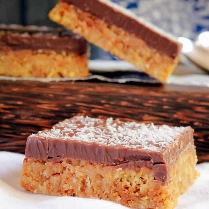 No-Bake Coconut Slice - Bake Play Smile
