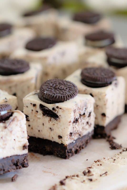 Oreo Cheesecake Slice | No- Bake (No Bake) - Bake Play Smile