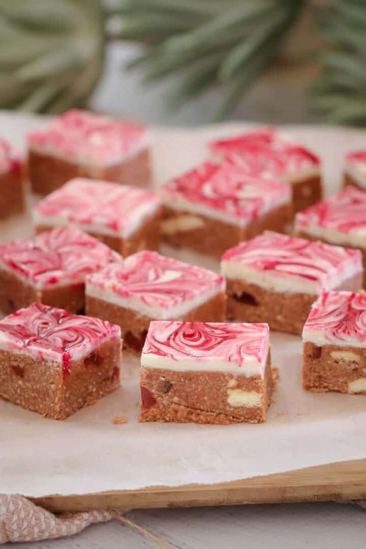 Turkish Delight Slice | No-Bake - Bake Play Smile