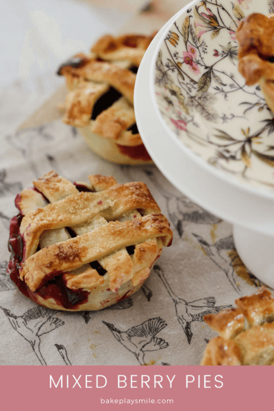 Mixed Berry Pies | Muffin Tin Recipe - Bake Play Smile