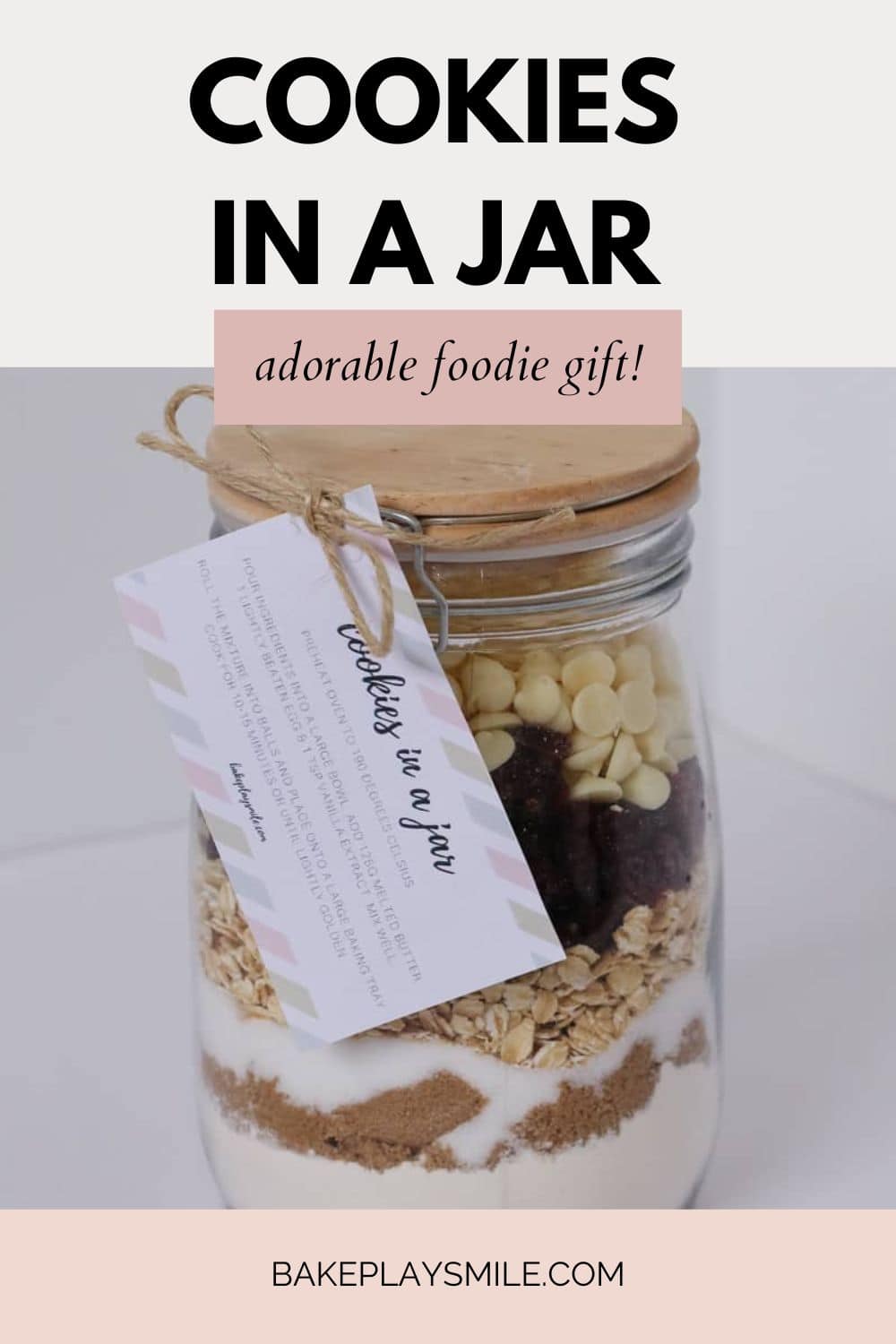 Cookies In A Jar - Bake Play Smile