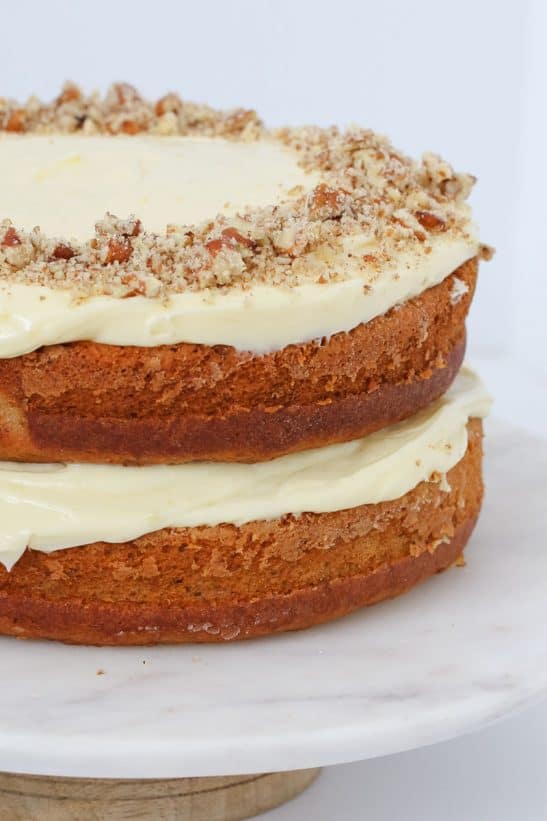 Hummingbird Cake with Cream Cheese Frosting - Bake Play Smile