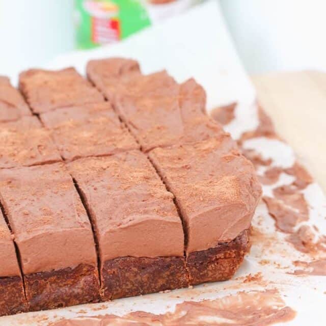 Milo Mousse Chocolate Slice - Bake Play Smile