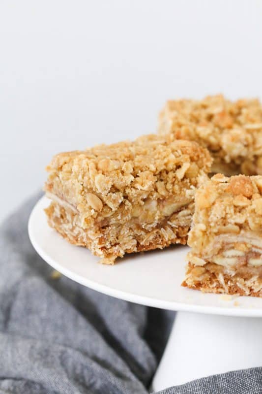 Apple Crumble Slice - Bake Play Smile