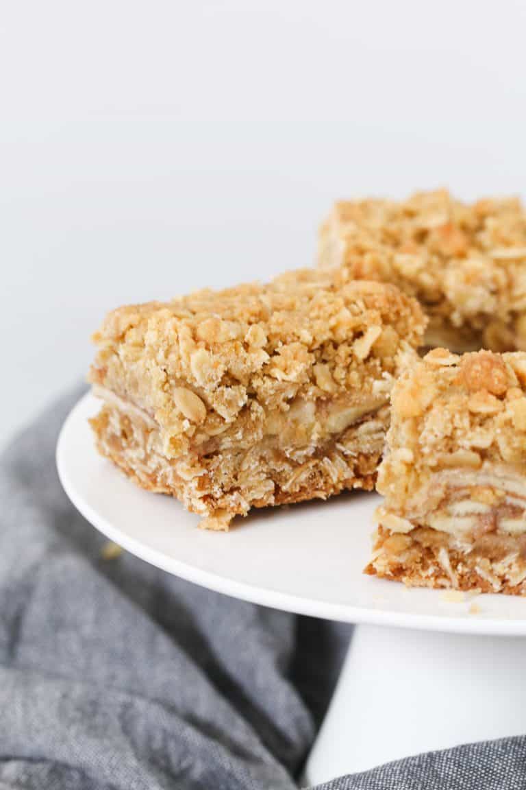 Apple Crumble Slice - Bake Play Smile