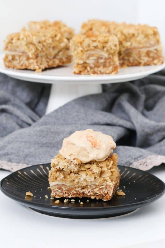 Apple Crumble Slice - Bake Play Smile