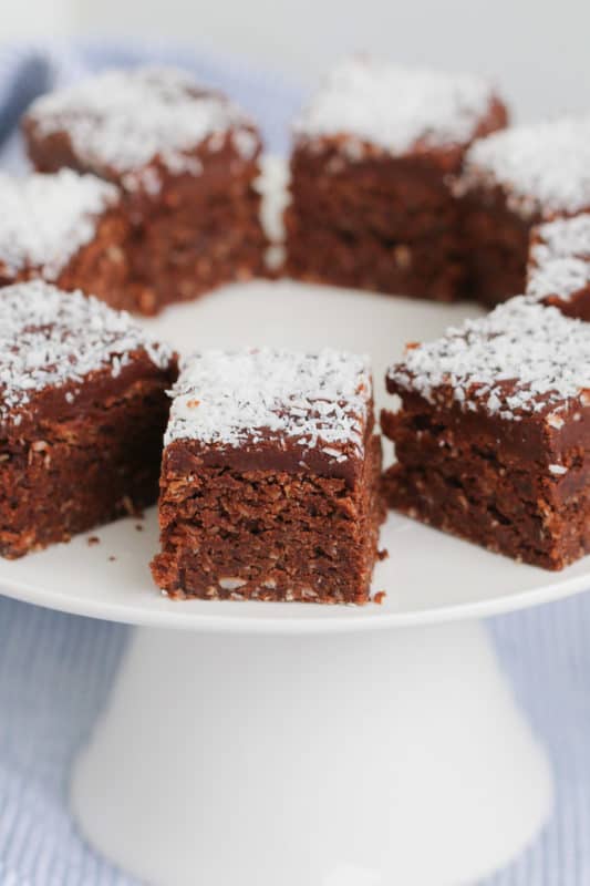 Chocolate Coconut Slice - Bake Play Smile