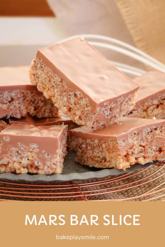 Mars Bar Slice | 10 Minute Recipe - Bake Play Smile