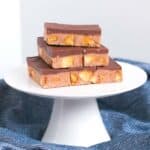 Chocolate Crunchie Slice | No-Bake Honeycomb Slice - Bake Play Smile