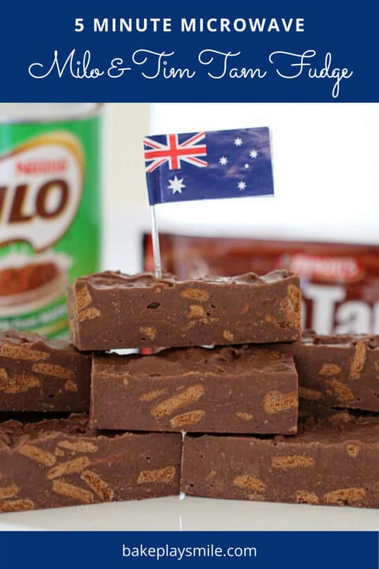 Microwave Tim Tam & Milo Fudge - Bake Play Smile
