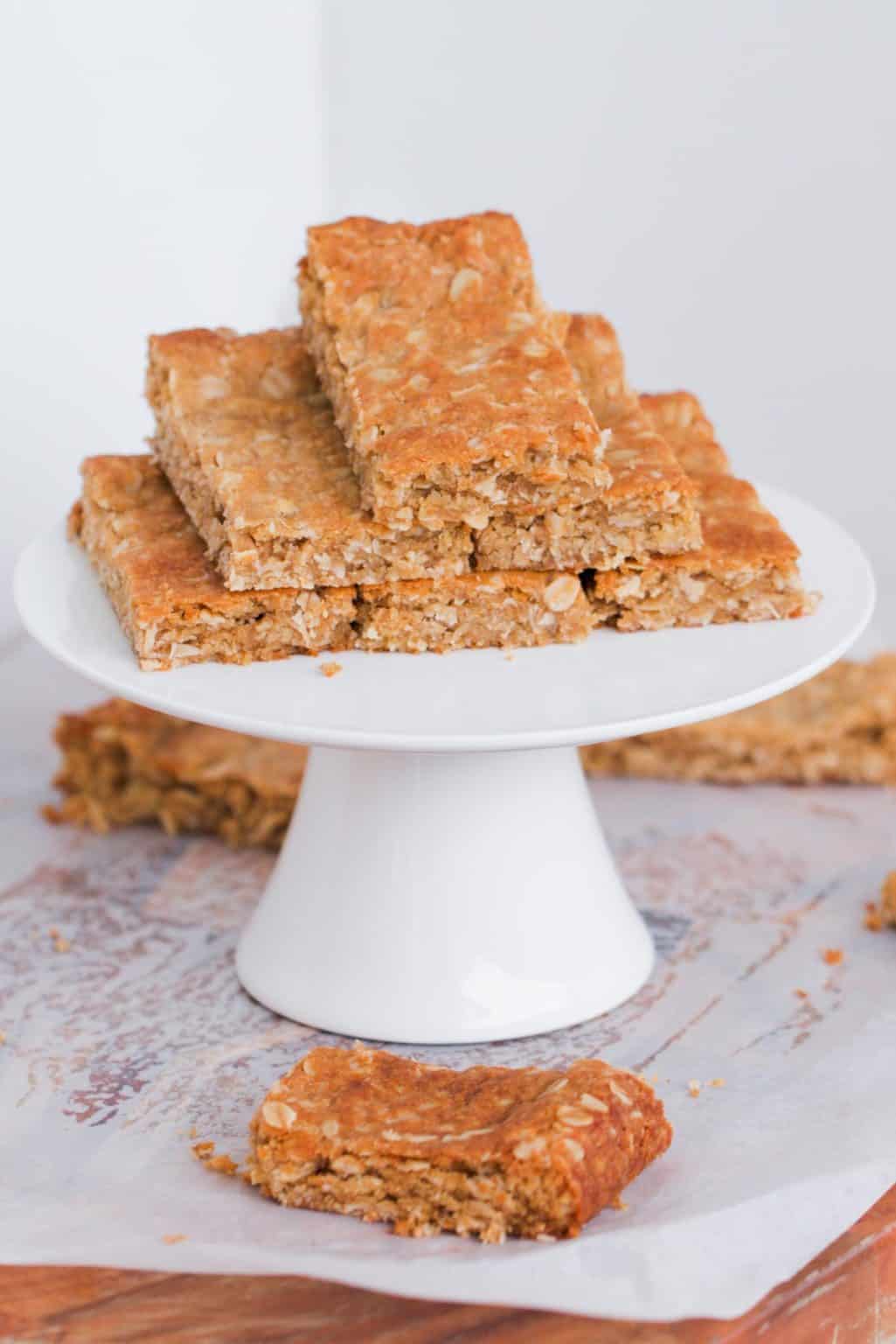 ANZAC Slice | Super Easy Recipe - Bake Play Smile