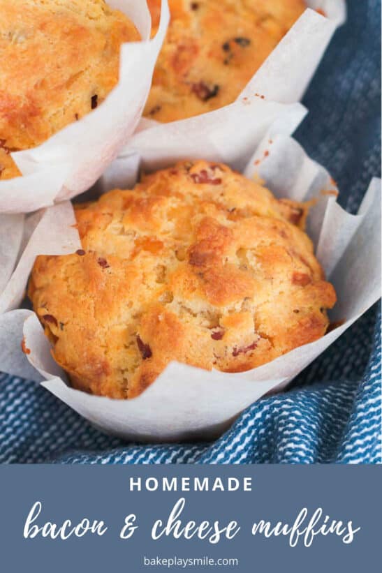 Bacon & Cheese Muffins - Bake Play Smile