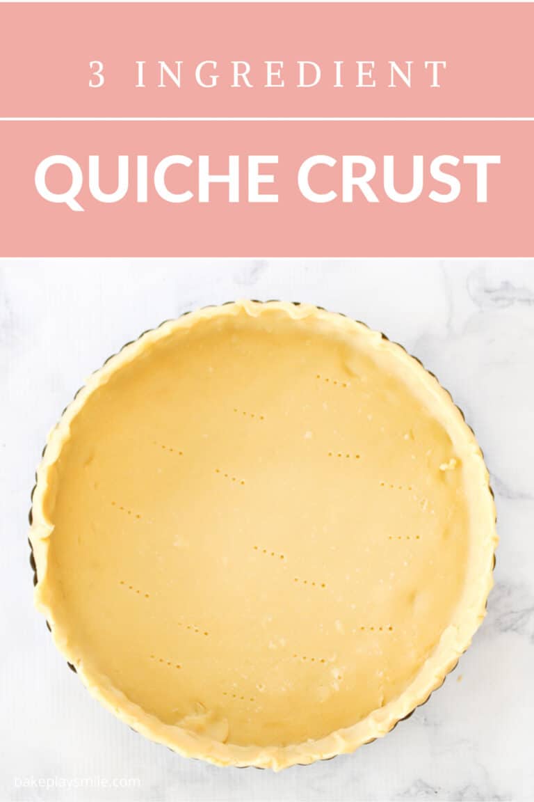 3 Ingredient Quiche Crust - Bake Play Smile