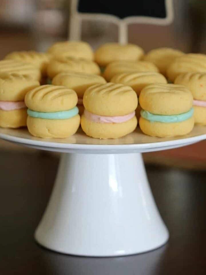 Tic Toc Tea Cup Biscuits | Kids Party Food Recipe - Bake Play Smile