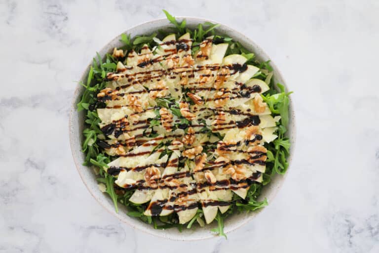 Walnut, Parmesan, Pear and Rocket Salad - Bake Play Smile