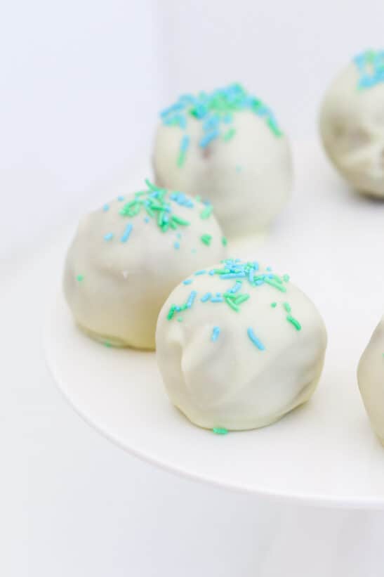 Peppermint Crisp Tim Tam Balls - Bake Play Smile