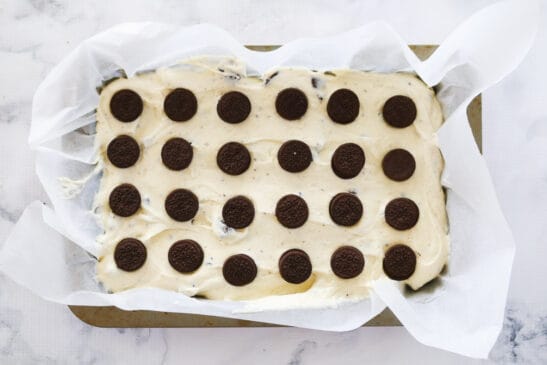 Oreo Cheesecake Slice | No- Bake (No Bake) - Bake Play Smile