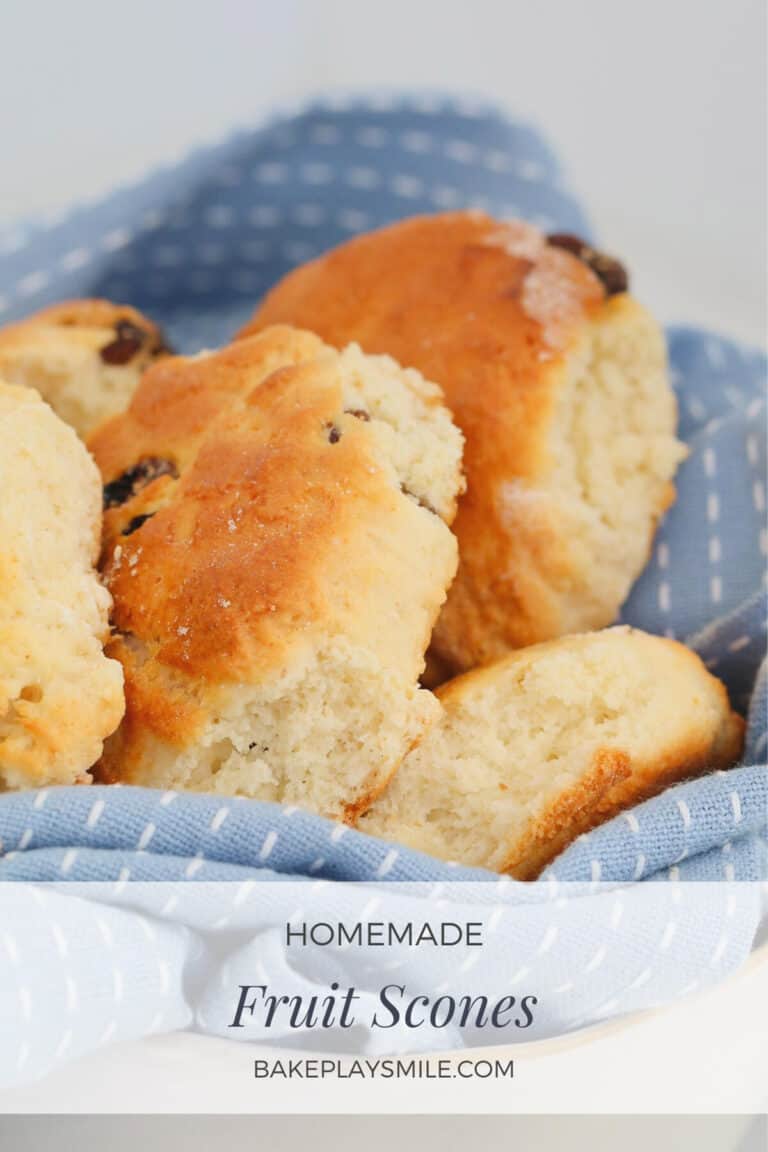 Fruit Scones - 30 Minute Recipe - Bake Play Smile