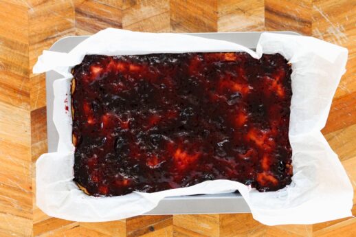 Raspberry Coconut Slice - Bake Play Smile