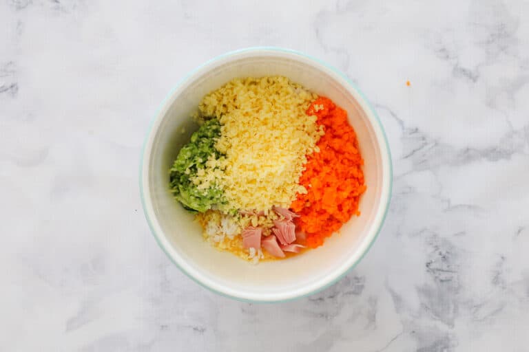 Rice & Vegetable Slice - Bake Play Smile