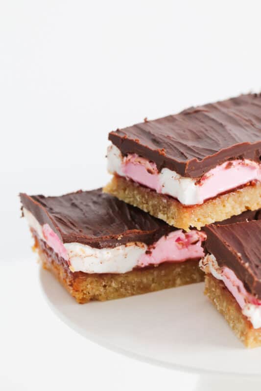 Wagon Wheel Marshmallow Slice - Bake Play Smile