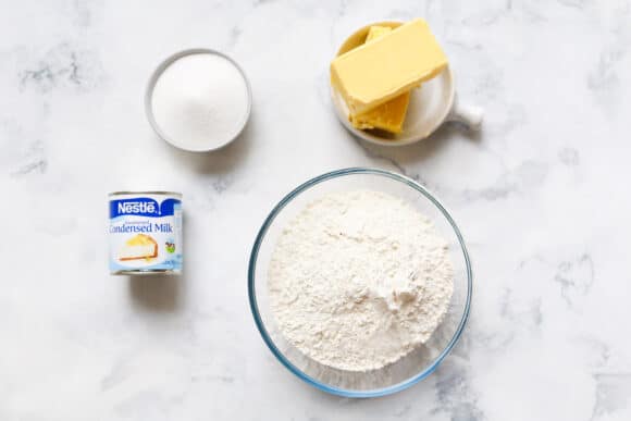 The Famous 100 Cookie Recipe | Easy Condensed Milk Cookies - Bake Play ...