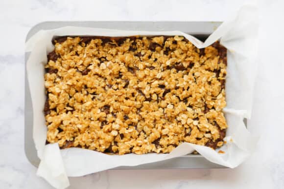 Date Crumble Slice - Bake Play Smile