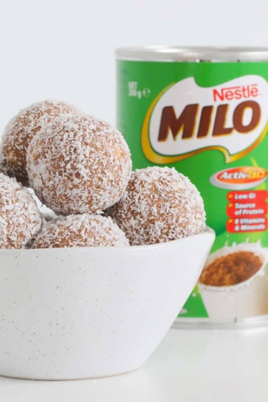 Milo Balls | 4 Ingredient Recipe - Bake Play Smile