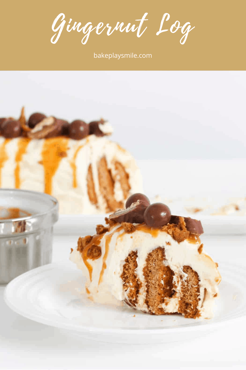 Gingernut Log - Bake Play Smile