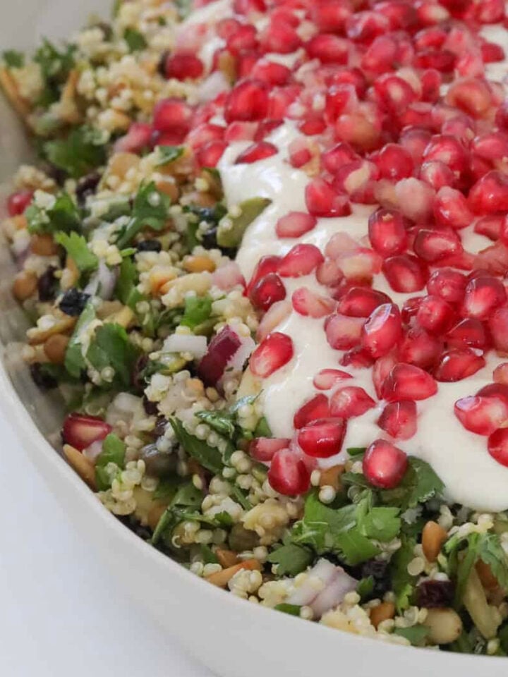 Roast Pumpkin Salad with Feta, Pine Nuts & Baby Spinach - Bake Play Smile