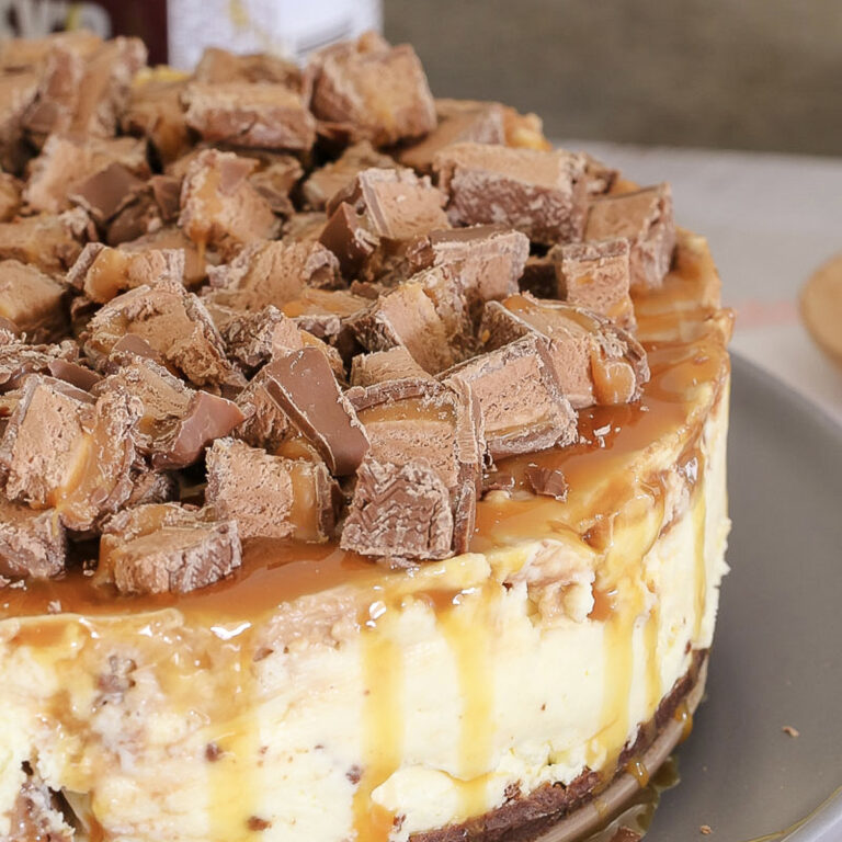 The Ultimate No-Bake Mars Bar Cheesecake - Bake Play Smile