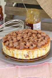 The Ultimate No-Bake Mars Bar Cheesecake - Bake Play Smile