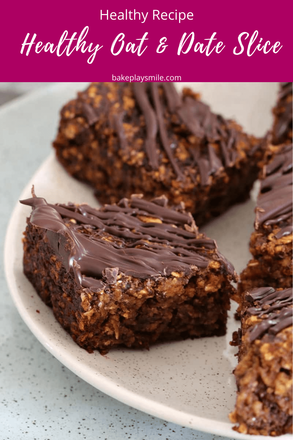 Healthy Oat and Date Slice