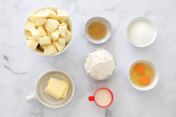 Apple Sponge Pudding | Eve's Pudding - Bake Play Smile