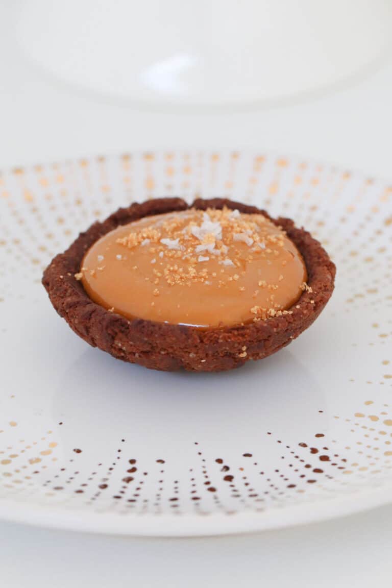 Caramel Chocolate Tartlets | 3 Ingredients - Bake Play Smile