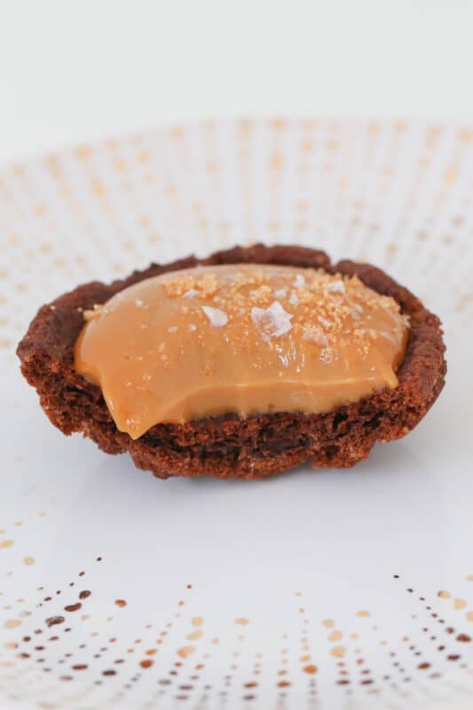 Caramel Chocolate Tartlets | 3 Ingredients - Bake Play Smile