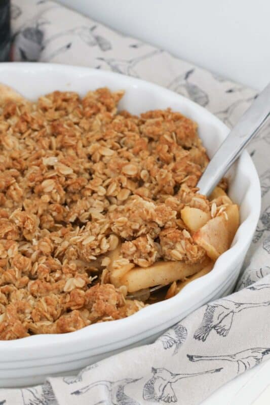 Super Easy Apple Crumble - Bake Play Smile
