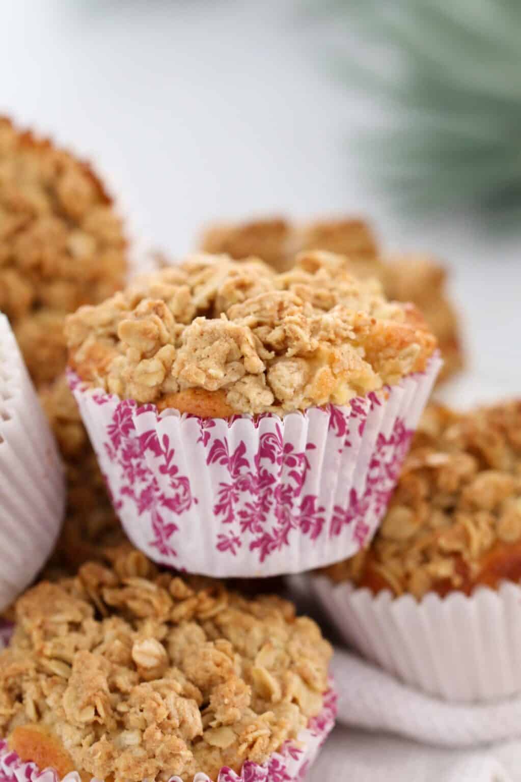Apple Crumble Muffins - Bake Play Smile
